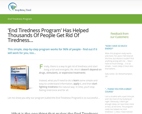 'End Tiredness Program' Has Helped Thousands Of People Get Rid Of ...